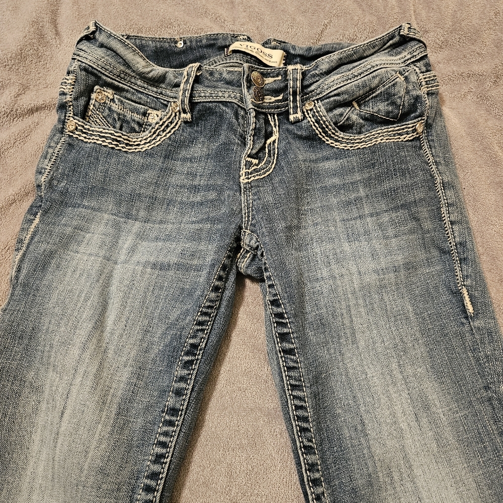 Rare Vigoss Jeans! Beautiful Studded Pockets And Thic… - Gem